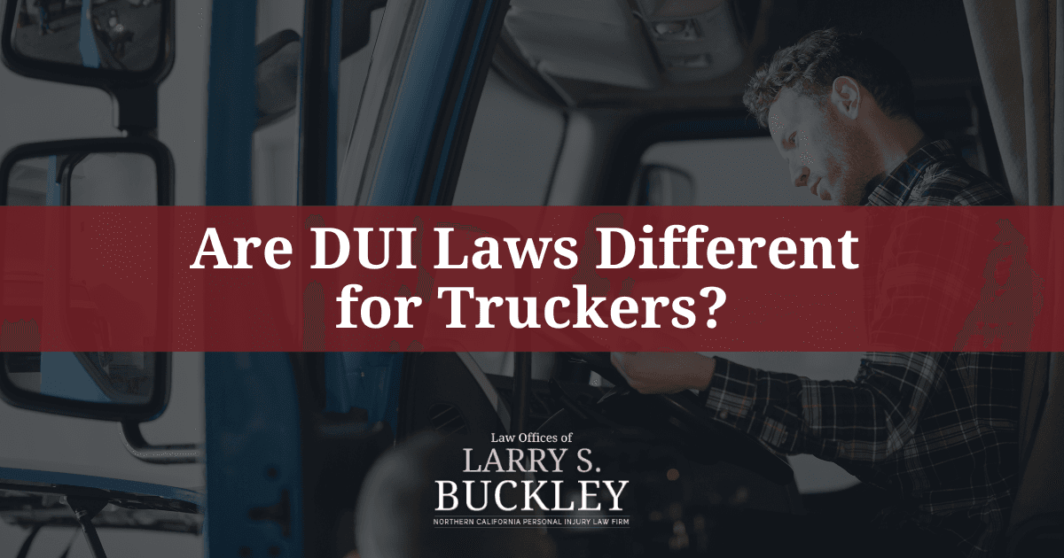 Are DUI Laws Different for Truckers?